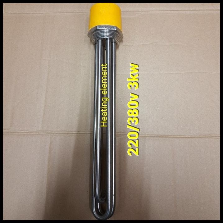 Jual Pemanas Air Immersion Heater Import 220/380V 3Kw | Shopee Indonesia