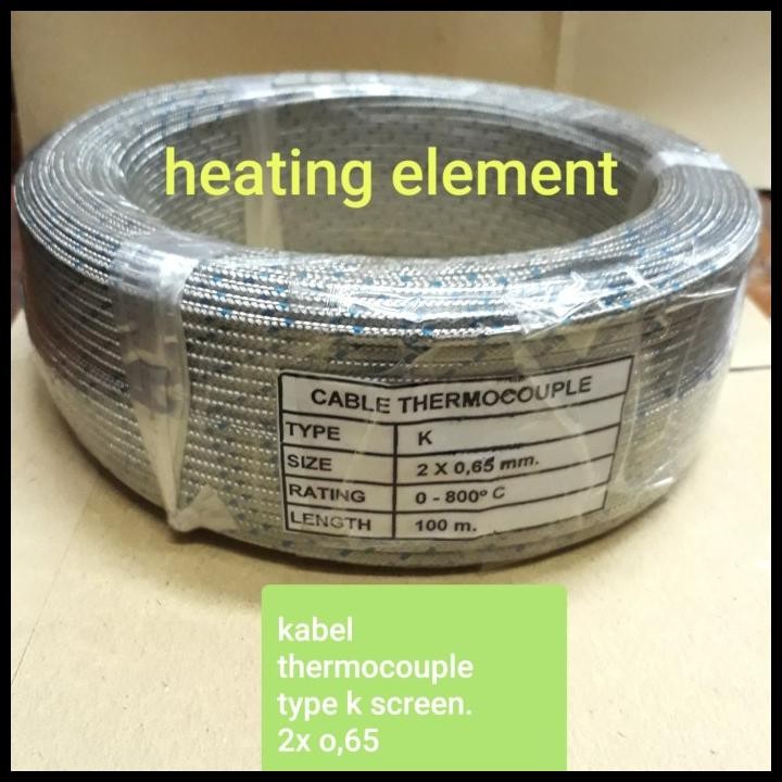 Jual Kabel Thermocouple/Thermocouple Wire Type K Screen | Shopee Indonesia