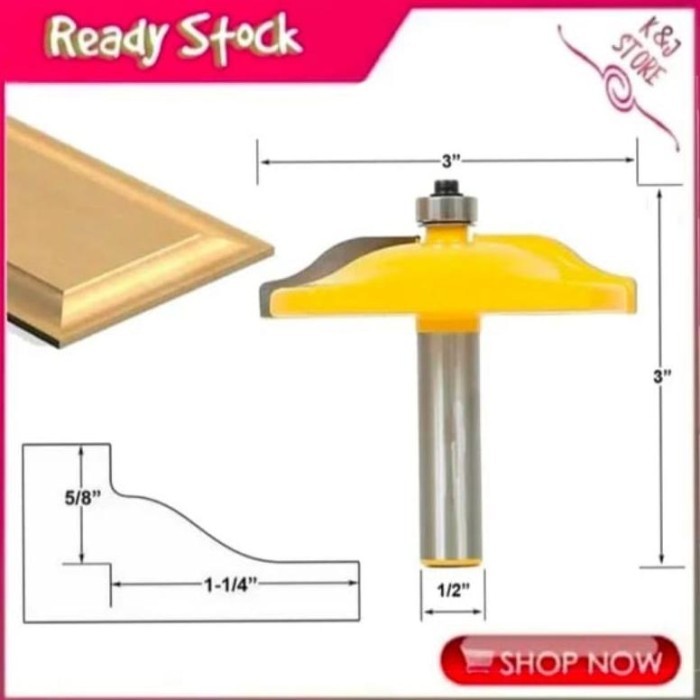 Jual TERBARU! Mata Router Pisau Profil Kayu Panel Pintu Raised Door ...