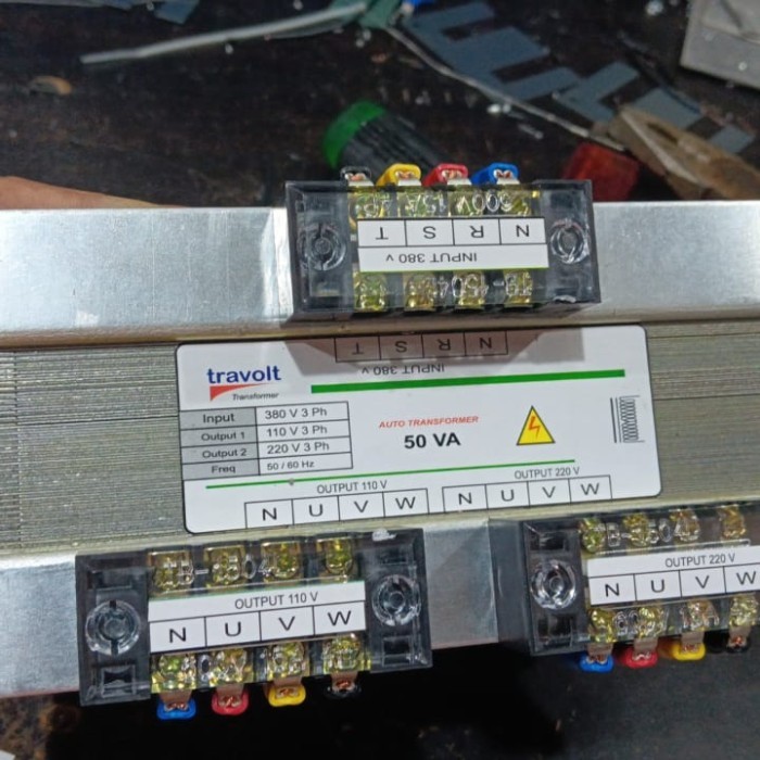 Jual Trafo Step Down Auto 3 Phase 380V - 220V 110V 50Va | Shopee Indonesia