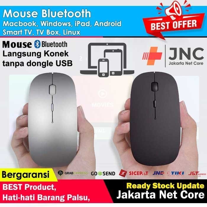Jual Mouse Bluetooth Tanpa Dongle Usb Macbook Pro Air Android Ipad Ori ...