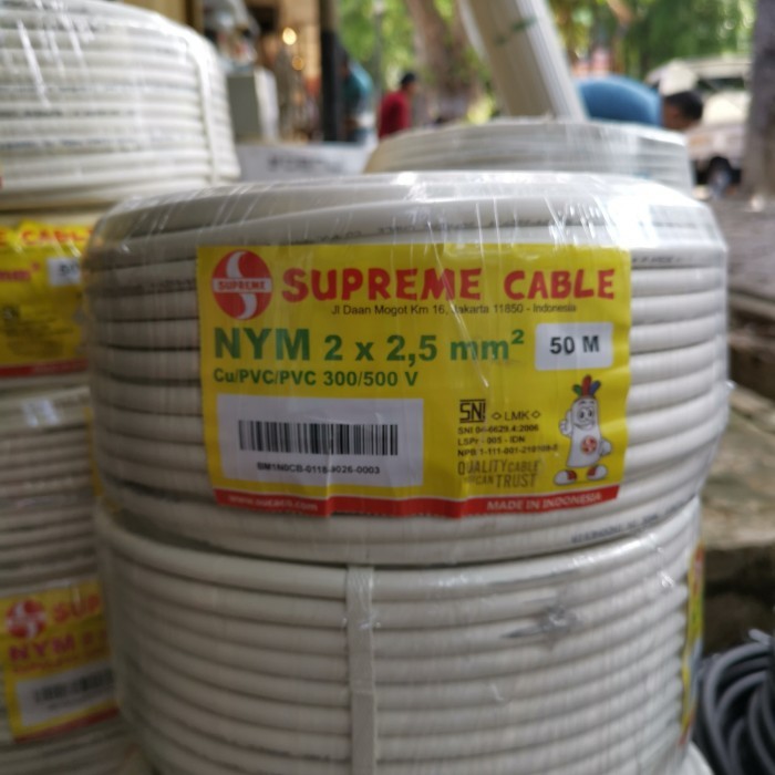 Jual Kabel Supreme Nym 2X2.5, 2X2.5 Mm Roll 50Meter, 50 Meter, 50M | Shopee Indonesia