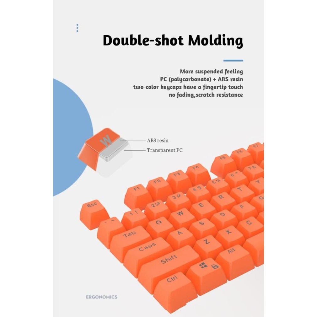 Jual Goodseries| SA Profile Keycaps ABS Double Shot Mechanical Keyboard ...