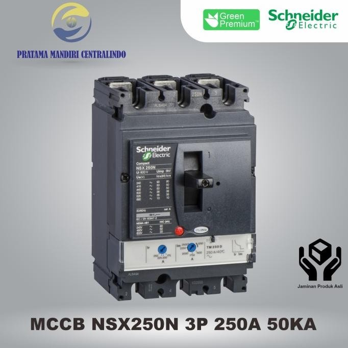 Jual Miliki Mccb Nsx250N 3 Phase 250 Ampere Schneider 3P 250A - 50Ka Lv431830 | Shopee Indonesia