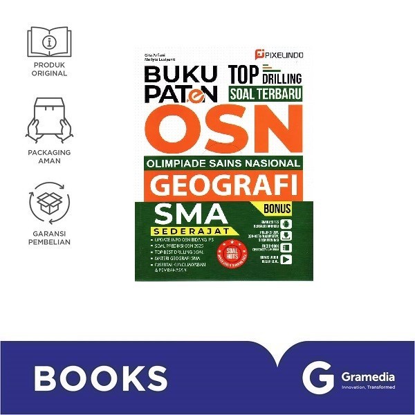 Jual Buku Paten Osn Geografi Sma Sederajat | Shopee Indonesia