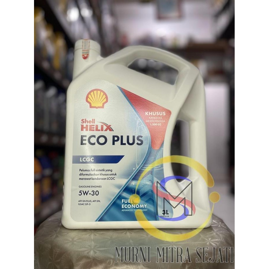 Jual Shell Helix Eco Plus LCGC Oli Mobil HX SAE 5W-30 5 W 5W30 Galon 3 ...
