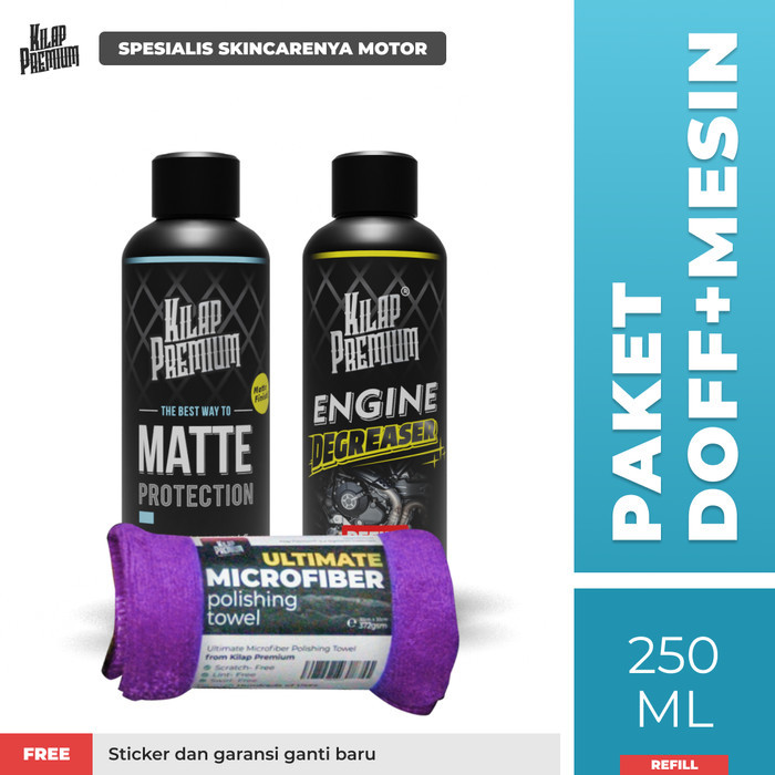 Jual Matte Protection 250Ml Refill + Engine Degreaser 250Ml Refill + Kain | Shopee Indonesia