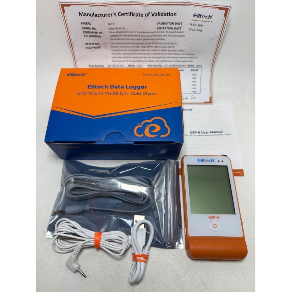 Jual TEMPERATURE DATA LOGGER HUMIDITY ELITECH ORIGINAL DATA LOGGER (GSP ...