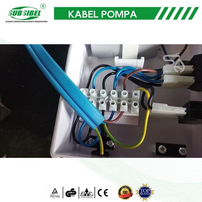 Jual Unik Kabel Pompa Submersible - Kabel 40 Meter - Kabel Biru Untuk ...