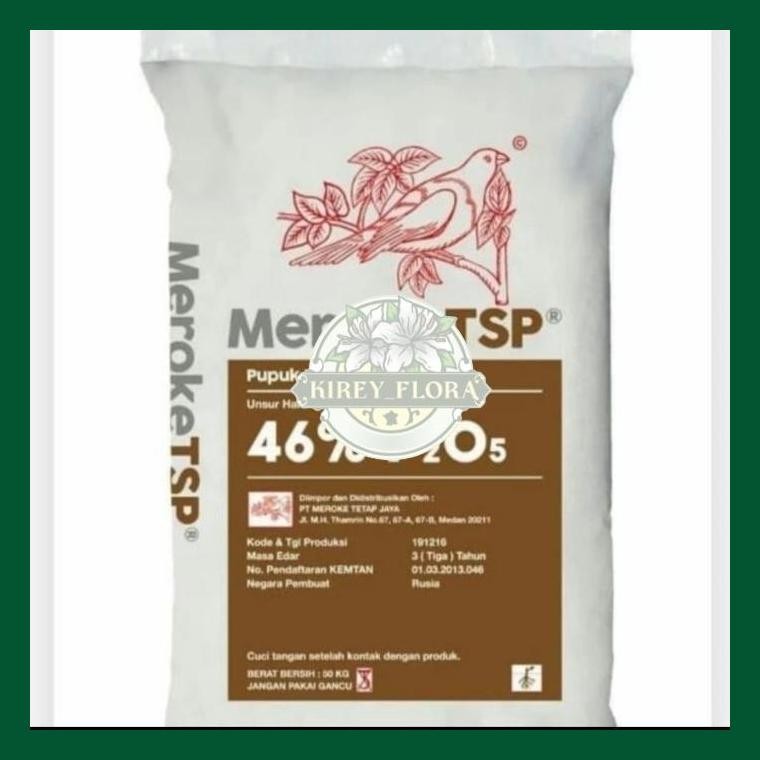 Jual Pupuk Meroke Tsp 50 Kg Original Kemasan Pabrik | Shopee Indonesia