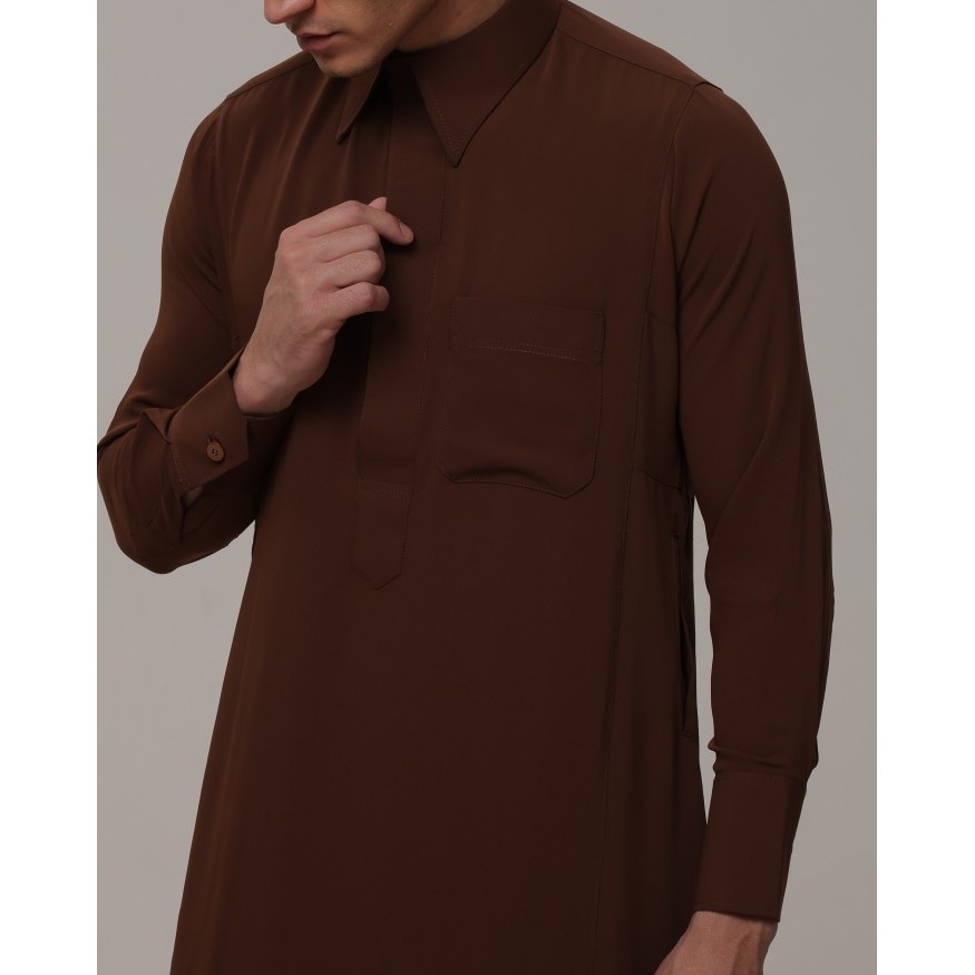 Jual [PEDRO HB] Normal Collar Thobe Studios Thoub (Jubah / Gamis Pria ...