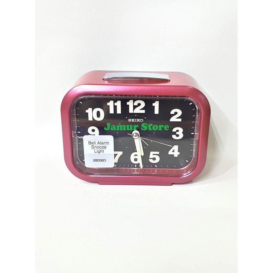 Jual Seiko Alarm Clock QHK026 Jam Meja Weker Seiko Original - All ...