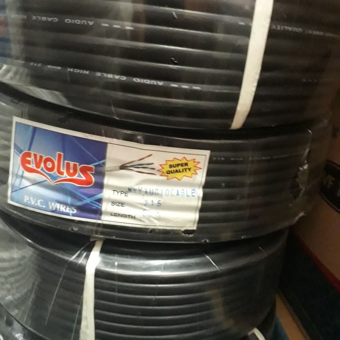 Jual Kabel listrik serabut 2x1,5 50 meter rol/kabel listrik bukan eterna | Shopee Indonesia