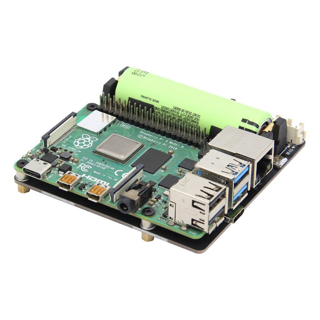 Jual Baru Geekbord X703 UPS HAT/ 18650 UPS Shield for Raspberry PI 4B ...