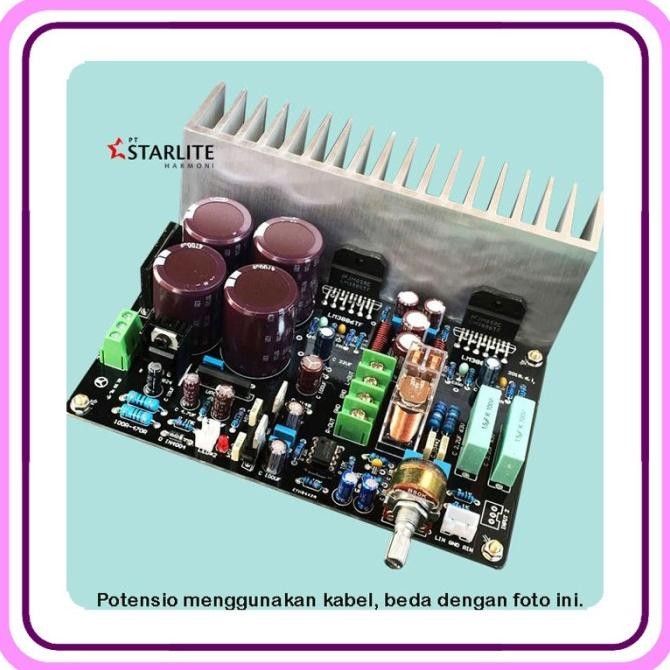 Jual KIT LM3886 Amplifier 65 watt (RMS), 4 ohm berikut Heat-sink | Shopee Indonesia