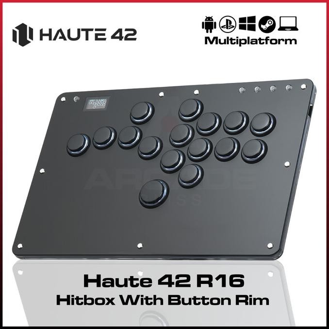 Jual Promo Haute42 R16 R Series Button Rim Black Haute Pad Arcade ...
