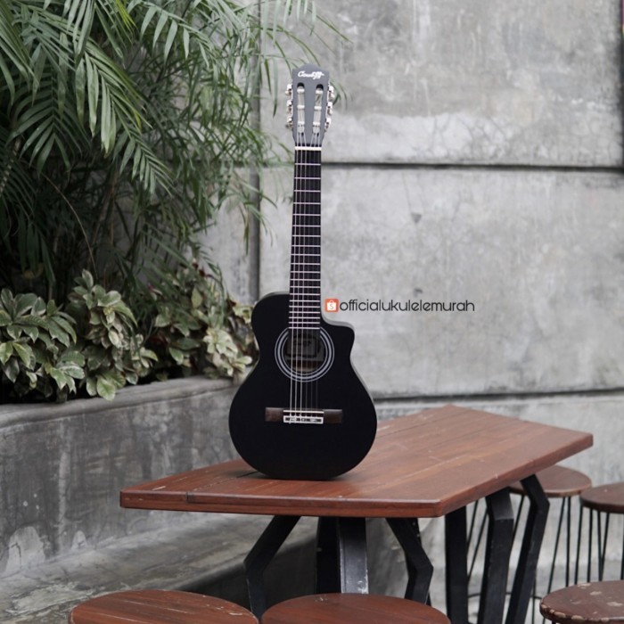 Jual Gitar Klasik Mini 3/4 Nylon Cutway Cowboy Custom Fullset | Shopee ...