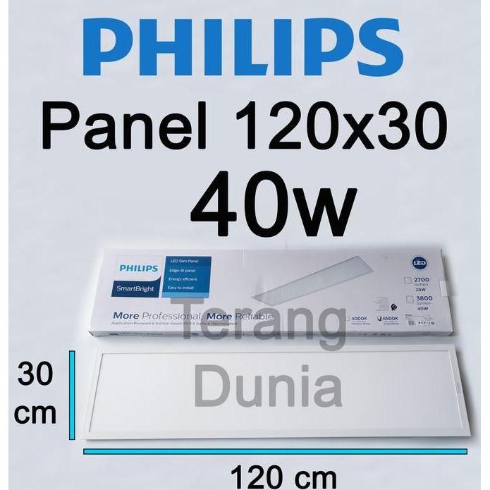 Jual Lampu Philips Panel RC081v RC091v 120x30 Philips 120x30 Downlight Panel 120x30 Philips ...
