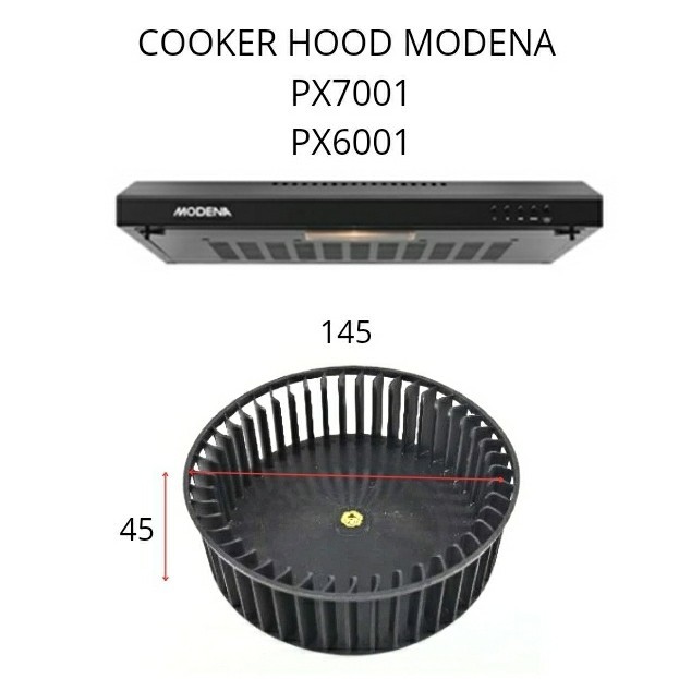 Jual Blower Cooker Hood MODENA PX7001 PX6001 | Shopee Indonesia