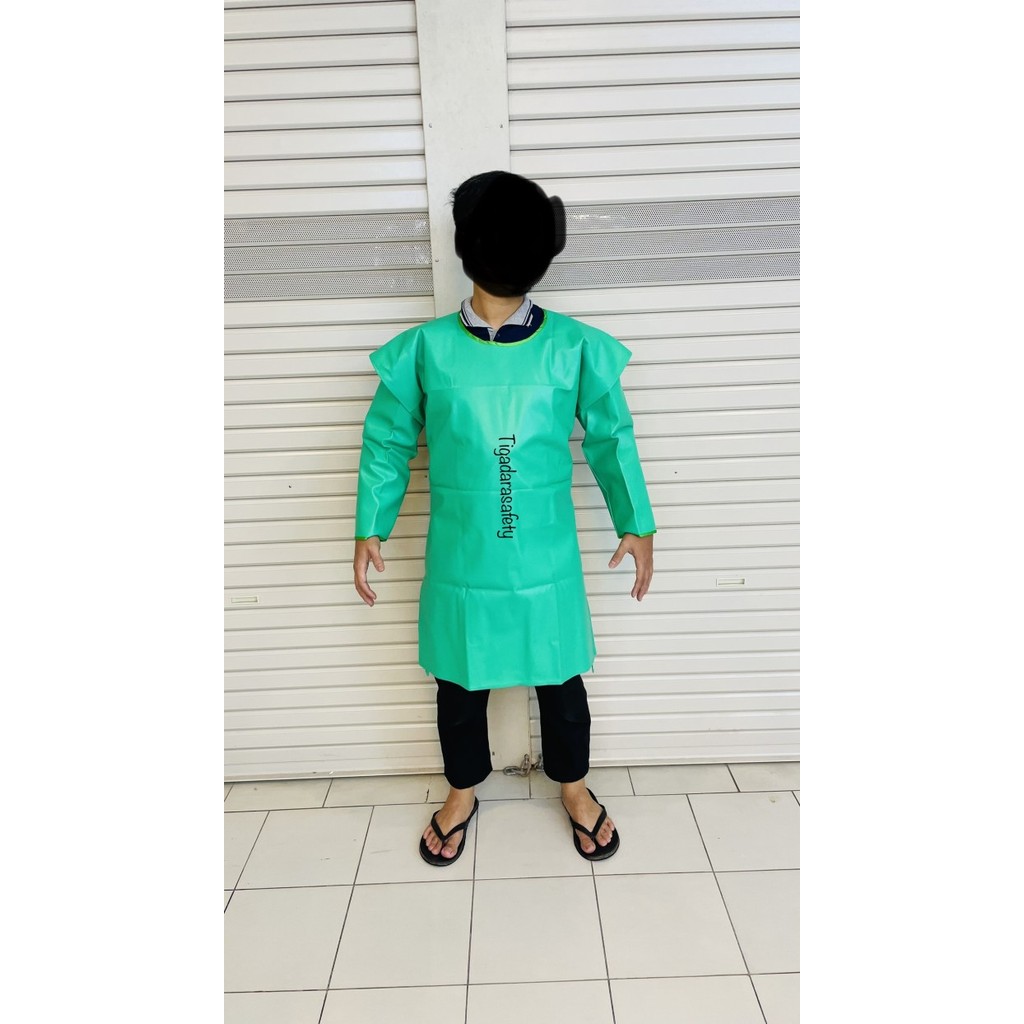 Jual TKS - APRON SEMPROT PONCO PVC PLUS APRON LENGAN ANTI AIR DAN KIMIA ...