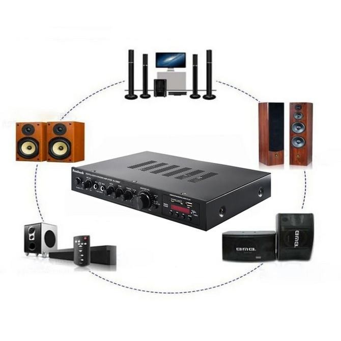 Jual POWER AMPLIFIER PENGUAT DAYA AUDIO SPEAKER PASIF HOME THEATER ...