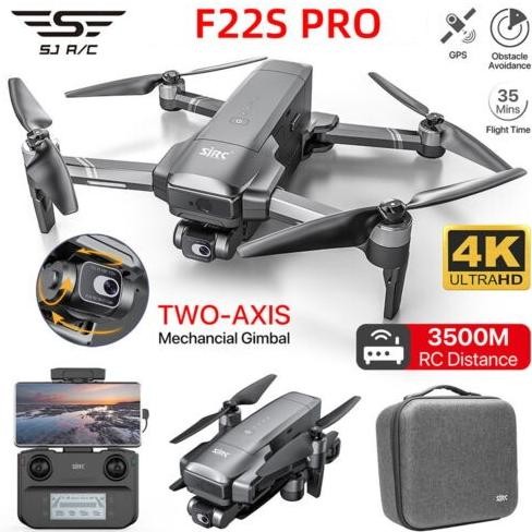 Jual Promo Drone SJRC F22 S2 Pro+ 4K PRO PTZ 6KM Version EIS Upgrade ...