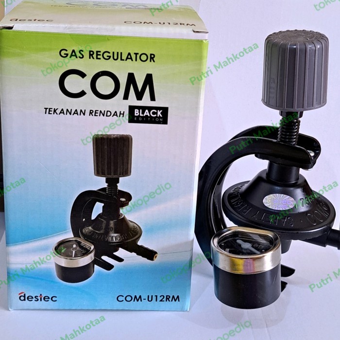 Jual regulator gas destec 201 m tekanan rendah ada meter | Shopee Indonesia