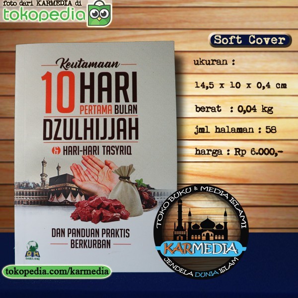 Jual Keutamaan 10 Hari Pertama Bulan Dzulhijjah Tasyriq & Panduan Berkurban | Shopee Indonesia