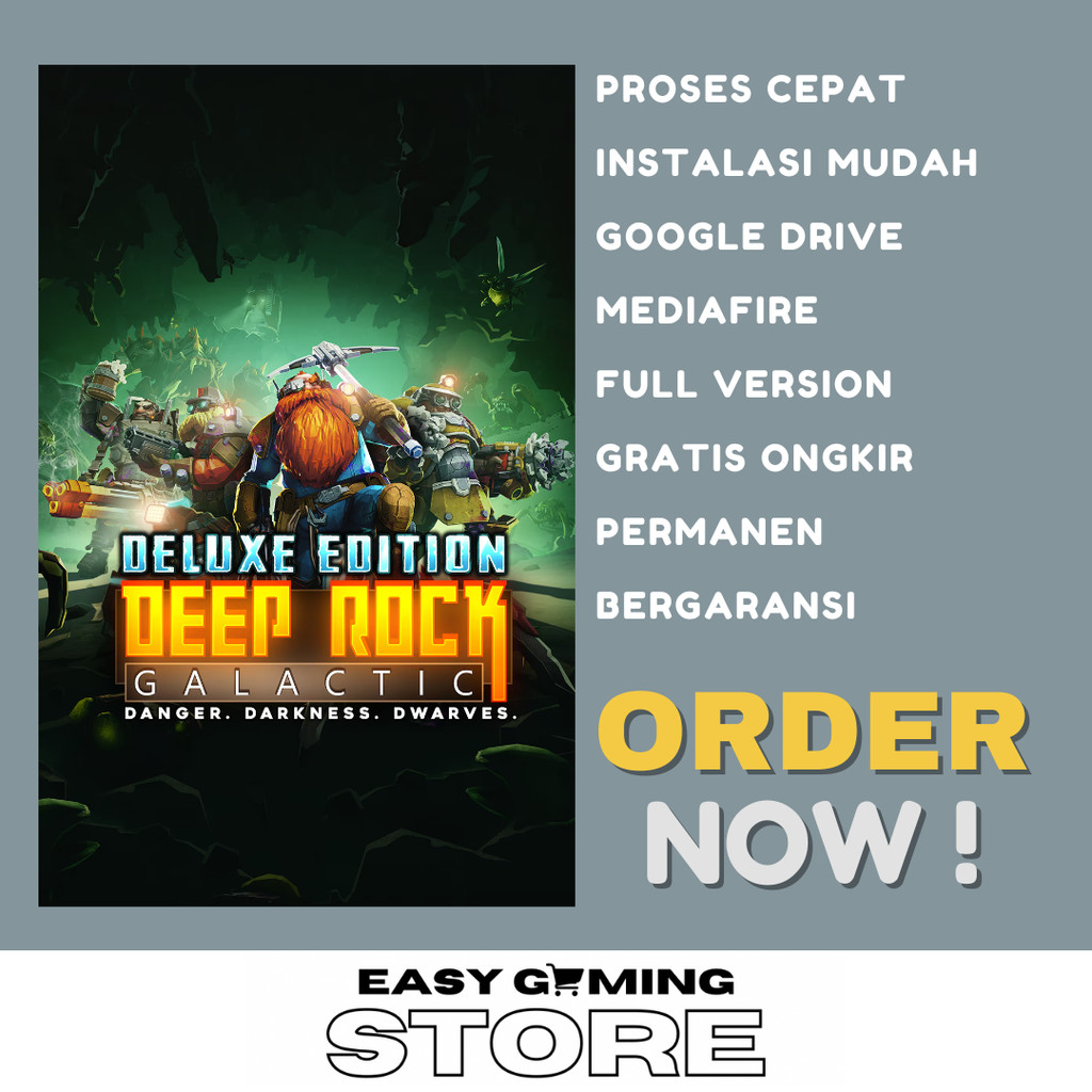 Jual Deep Rock Galactic Deluxe Edition (Digital Link) | Shopee Indonesia