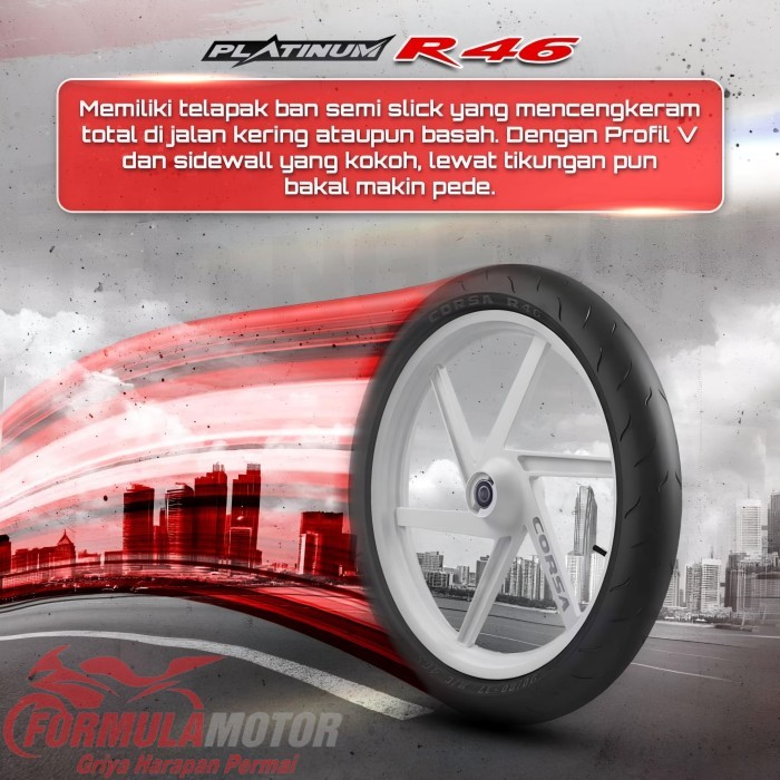 Jual Ban Motor Corsa Platinum R46 Ring 14 Racing Compound (Pilih Ukuran ...