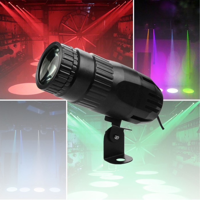 Jual Lampu Sorot Panggung LED Pinspot Beam RGB Spotlight Stage | Shopee ...