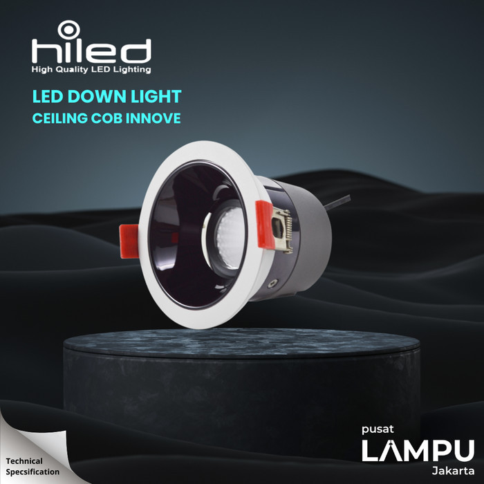 Jual HILED Ceiling COB INNOVE Spotlight Downlight 7watt 10watt 12watt ...