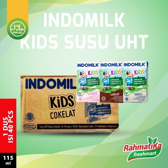 Jual Indomilk KIDS Susu UHT 1 Dus (Isi 40 x 115ml) | Shopee Indonesia