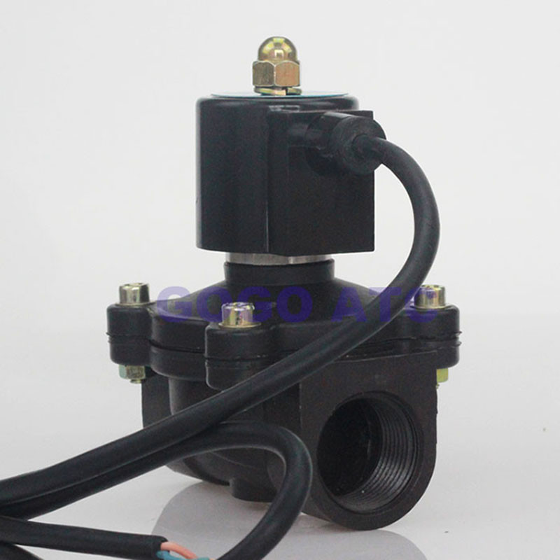 Jual ESKO 2 way 2w series water solenoid valve plack 1-1/2" 2 inch 220V AC Normally close 2W400 ...