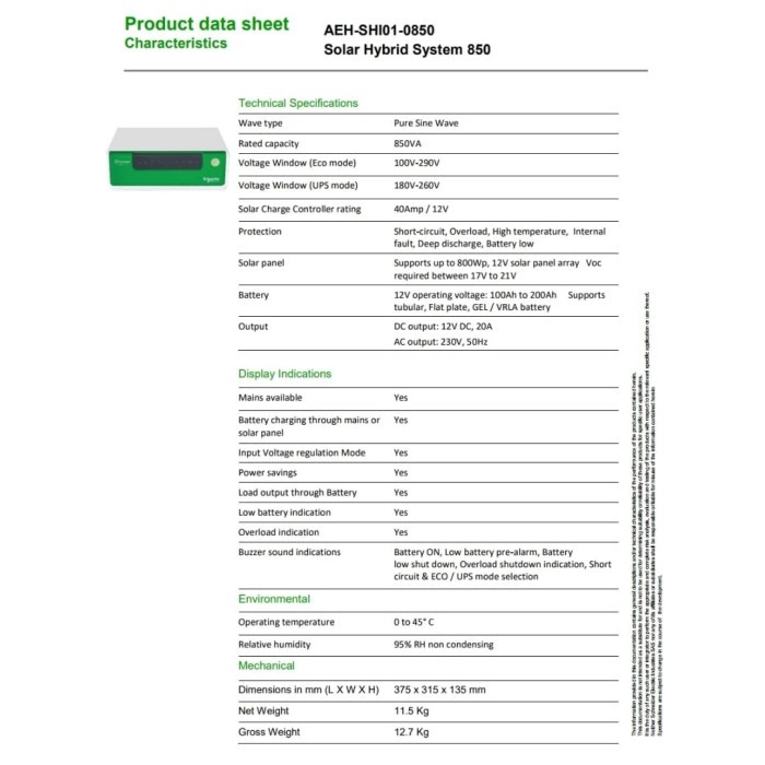 Jual INVERTER HOMAYA HYBRID HOME SYSTEM INVERTER SINE WAVE 850VA 12V ...