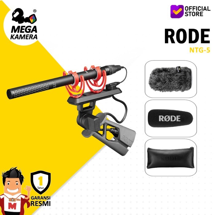 Jual Rode NTG5 Moisture-Resistant Short Shotgun Microphone Camera ...