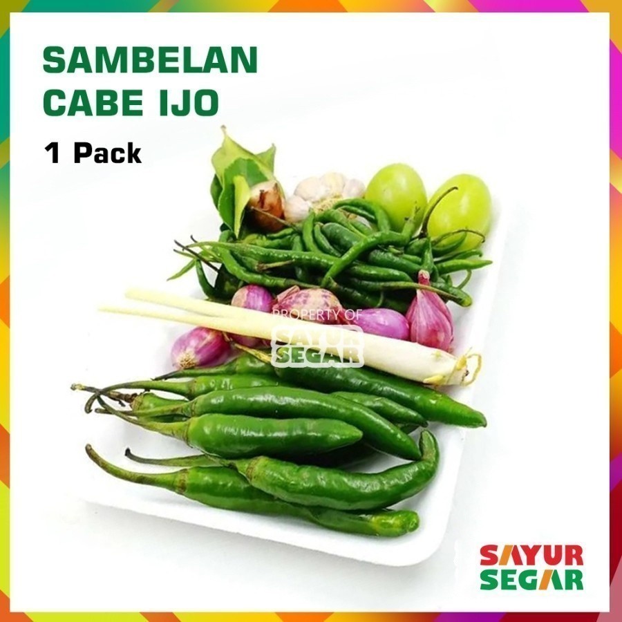Jual Paket Sayur Sambelan Cabai Ijo [1 Pack] - Ready to Cook | Shopee ...