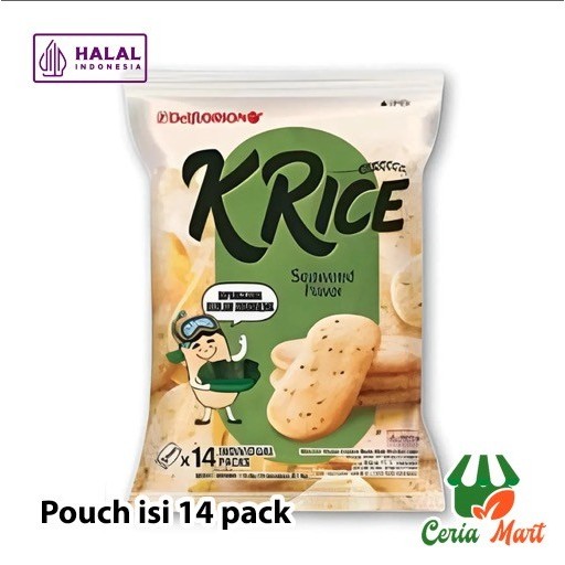 Jual TERBAIK K Rice Crackers Krice Seaweed Keripik Beras Asin Gurih ...