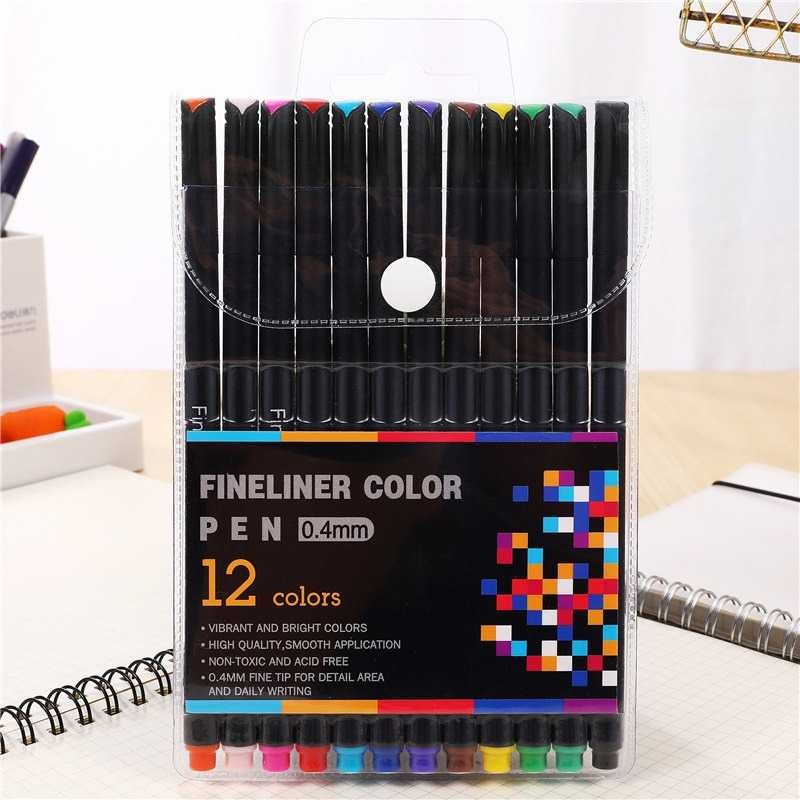 Jual Pena Warna Drawing Pen Fine Point Art Watercolor 0.4mm TV4 ...
