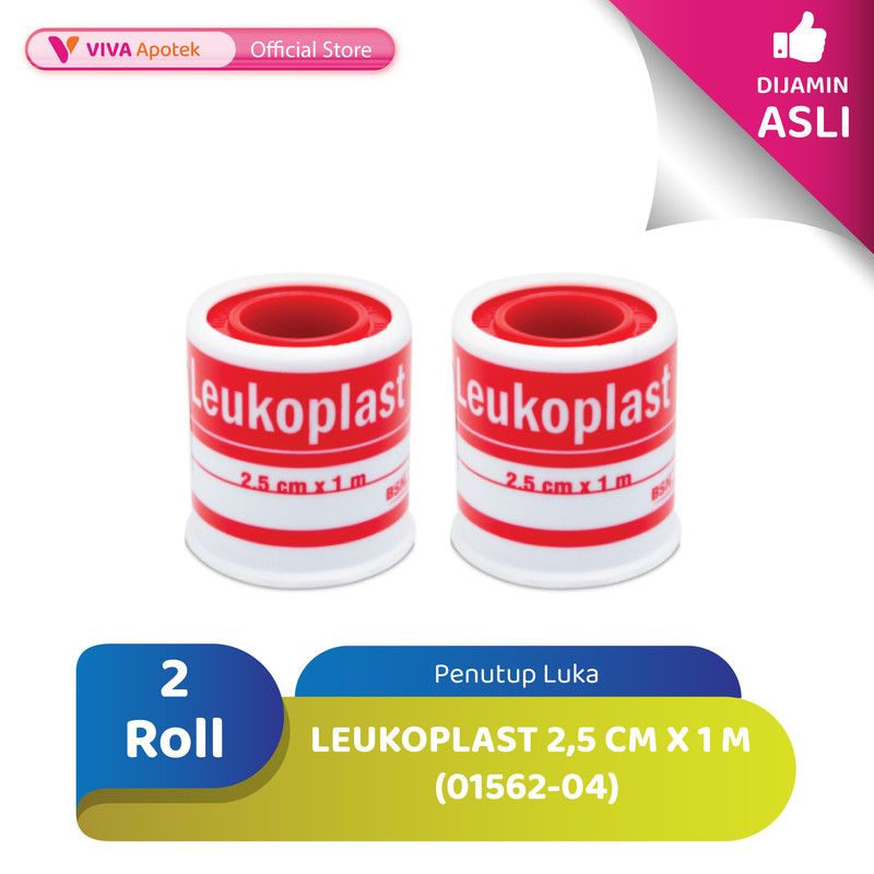 Jual Leukoplast 2,5 cm x 1 m (01562-04) Plester Rol (Pack - 2 Roll) | Shopee Indonesia