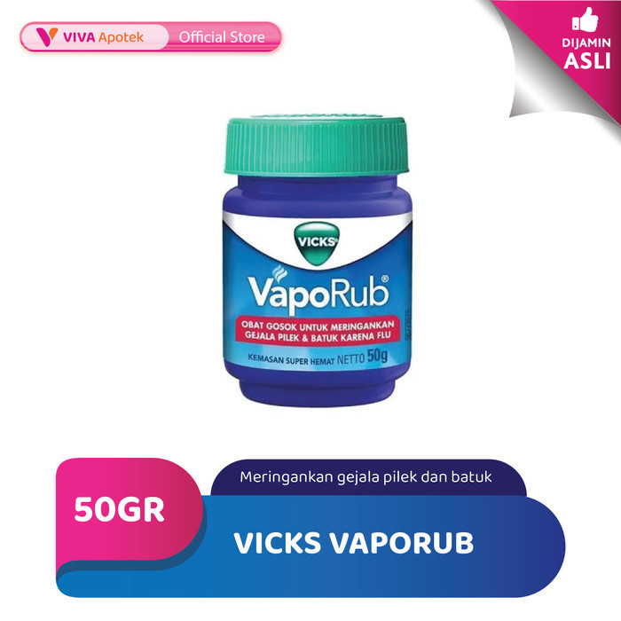 Jual Vicks Vaporub Mengatasi Gejala Flu (50 Gram) | Shopee Indonesia