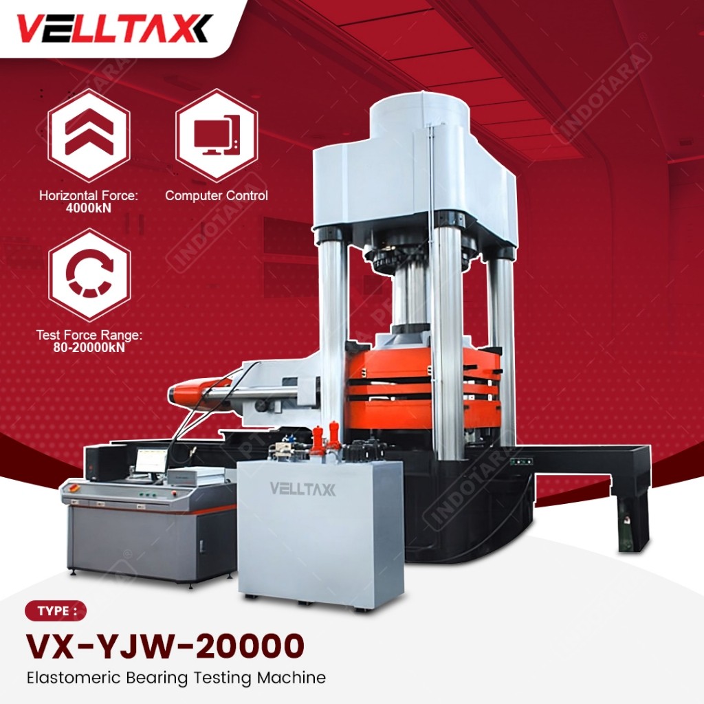 Jual 20000kN Elastomeric Bearing Testing Machine Velltax VX-YJW-20000 ...