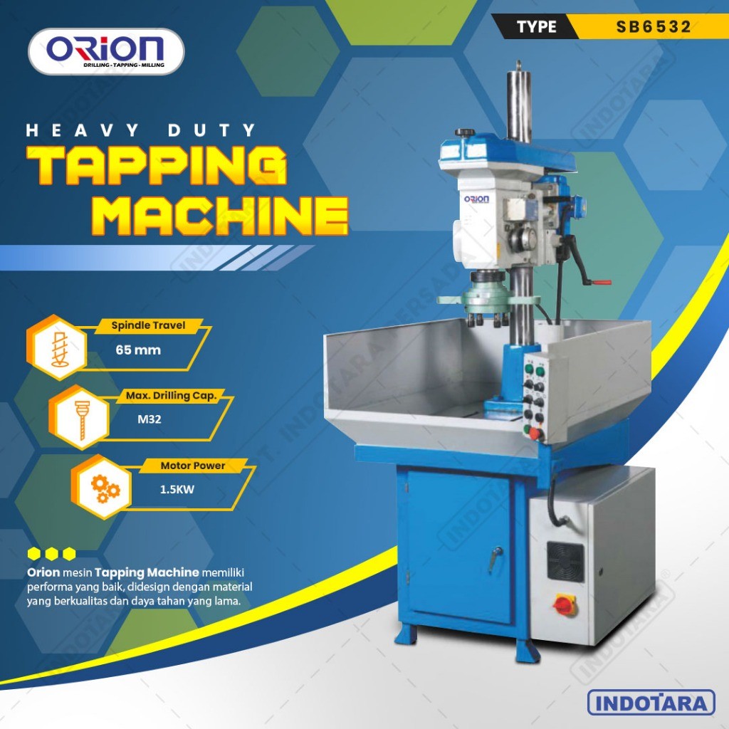 Jual Mesin Bor Orion Tapping / Lead Screw Automatic Tapping Machine ...