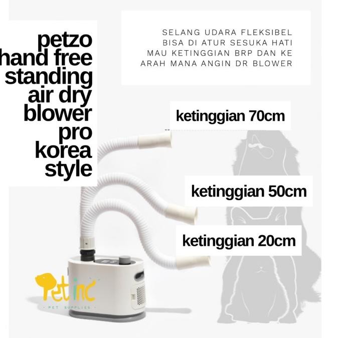 Jual Petzo Hand Free Standing Air Dry Blower Pro Korea Style Original Dan Terpercaya | Shopee ...