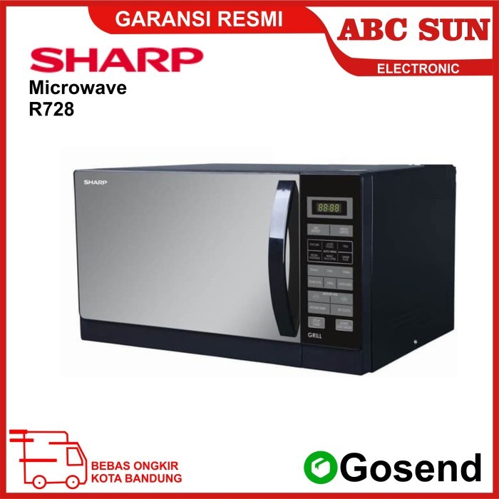 Jual SHARP MICROWAVE GRILL 25 L R728 (Khusus Bandung) | Shopee Indonesia