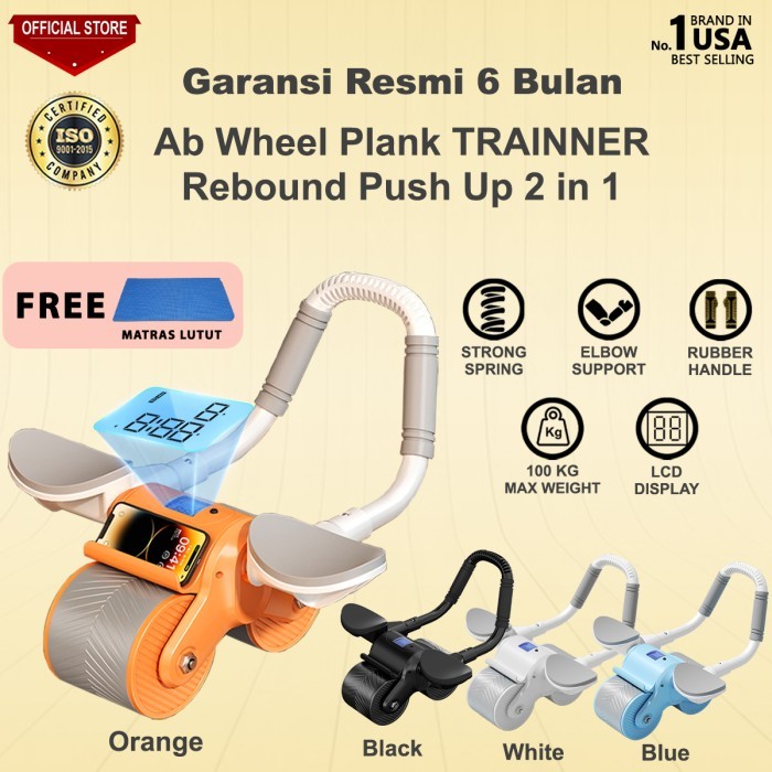 Jual Ab Wheel Plank Trainner Rebound Push Up 2In1 | Shopee Indonesia