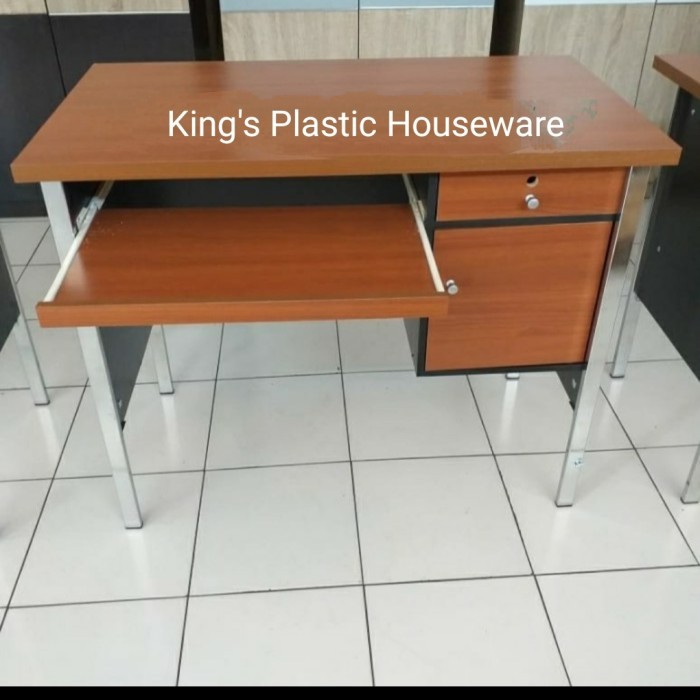 Jual Meja Komputer Minimalis Kaki Besi Stainless Tebal Mc 551 Meja ...