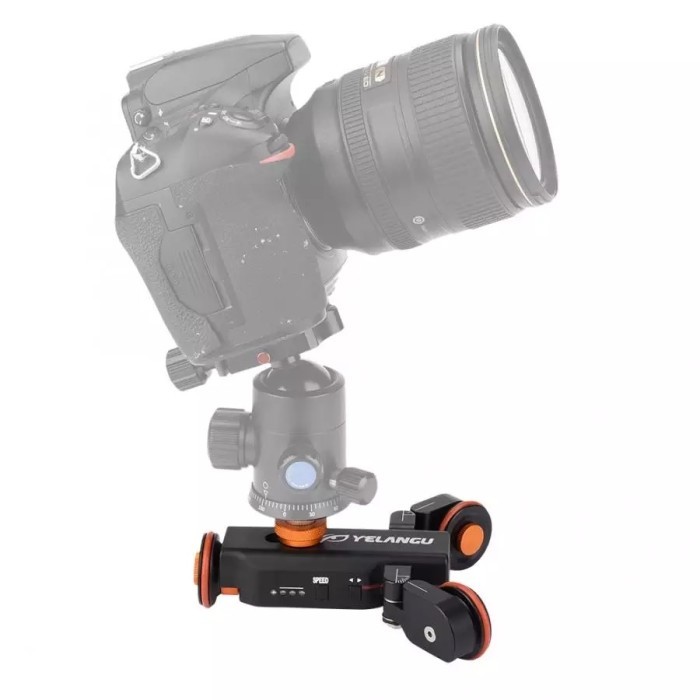 Jual YELANGU L4X Mini Motorized Electric Track Dolly Slider Motor Dolly ...