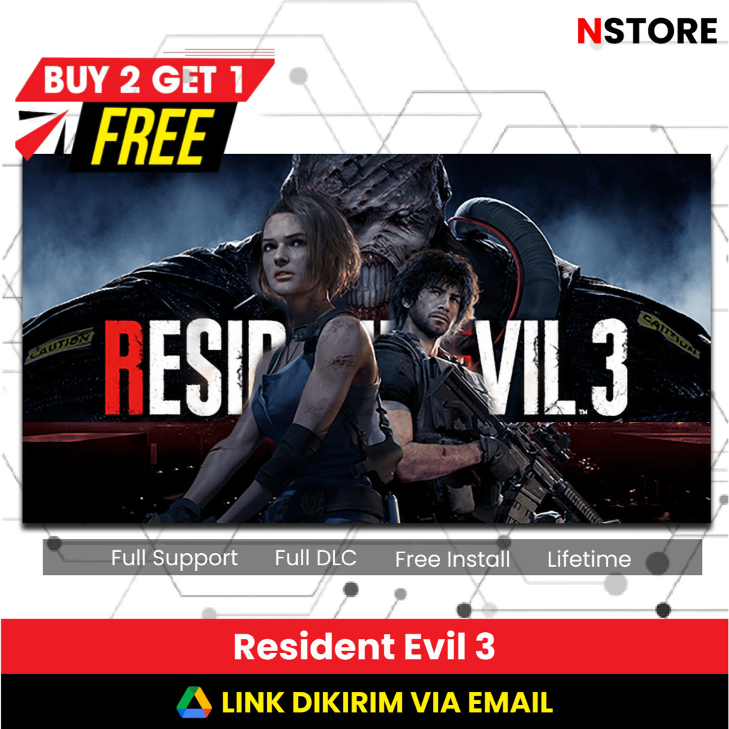 Jual RESIDENT EVIL 3 GAME PC/LEPTOP - ORIGINAL GAME - DOWNLOAD LANGSUNG MAIN | Shopee Indonesia