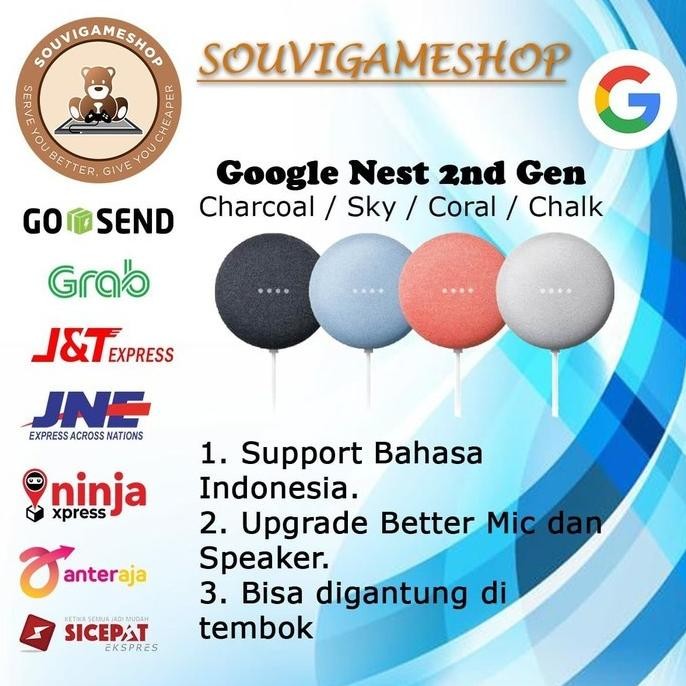 Jual Promo! Google Home Nest Mini 2 Gen2 Gen 2 2Nd Generation Smart ...